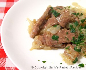 Calf's Liver Venetian Style (Fegato alla Veneziana) - Ilaria's Perfect ...